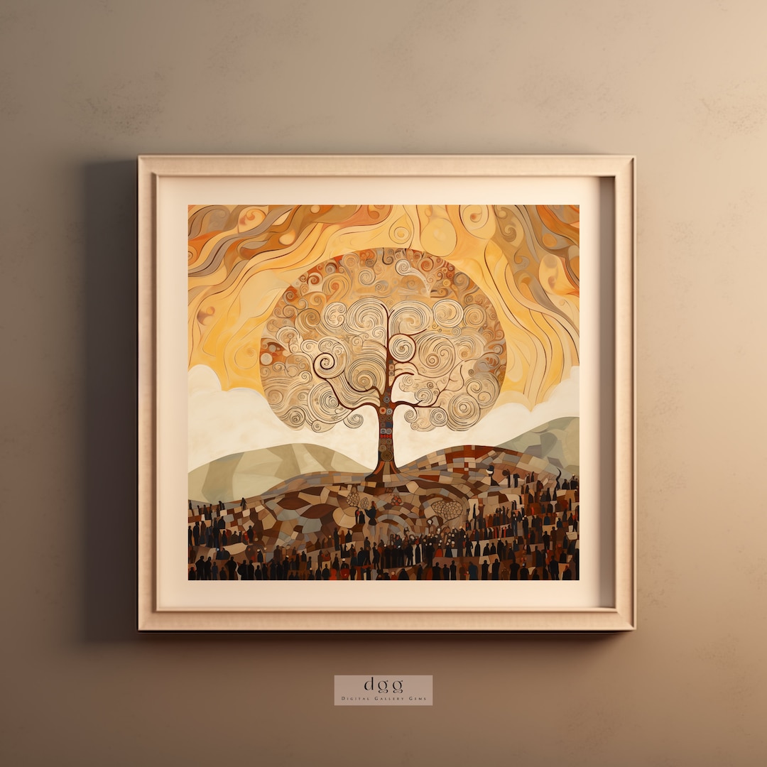 Modern Abstract Tree of Life LDS Art / Lds Wall Art / Christian Decor ...