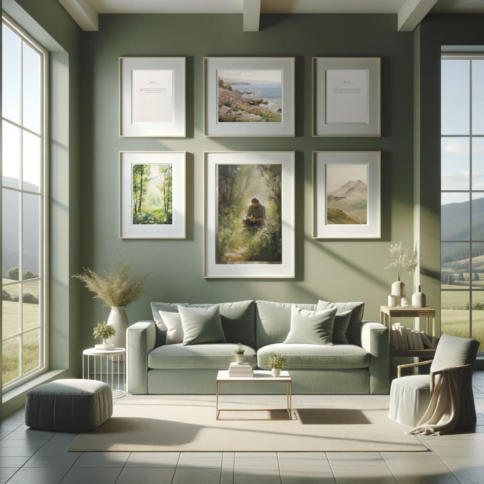 LDS Wall Art Set of 6 / Book of Mormon Art / Farmhouse Lds Art / Lds ...