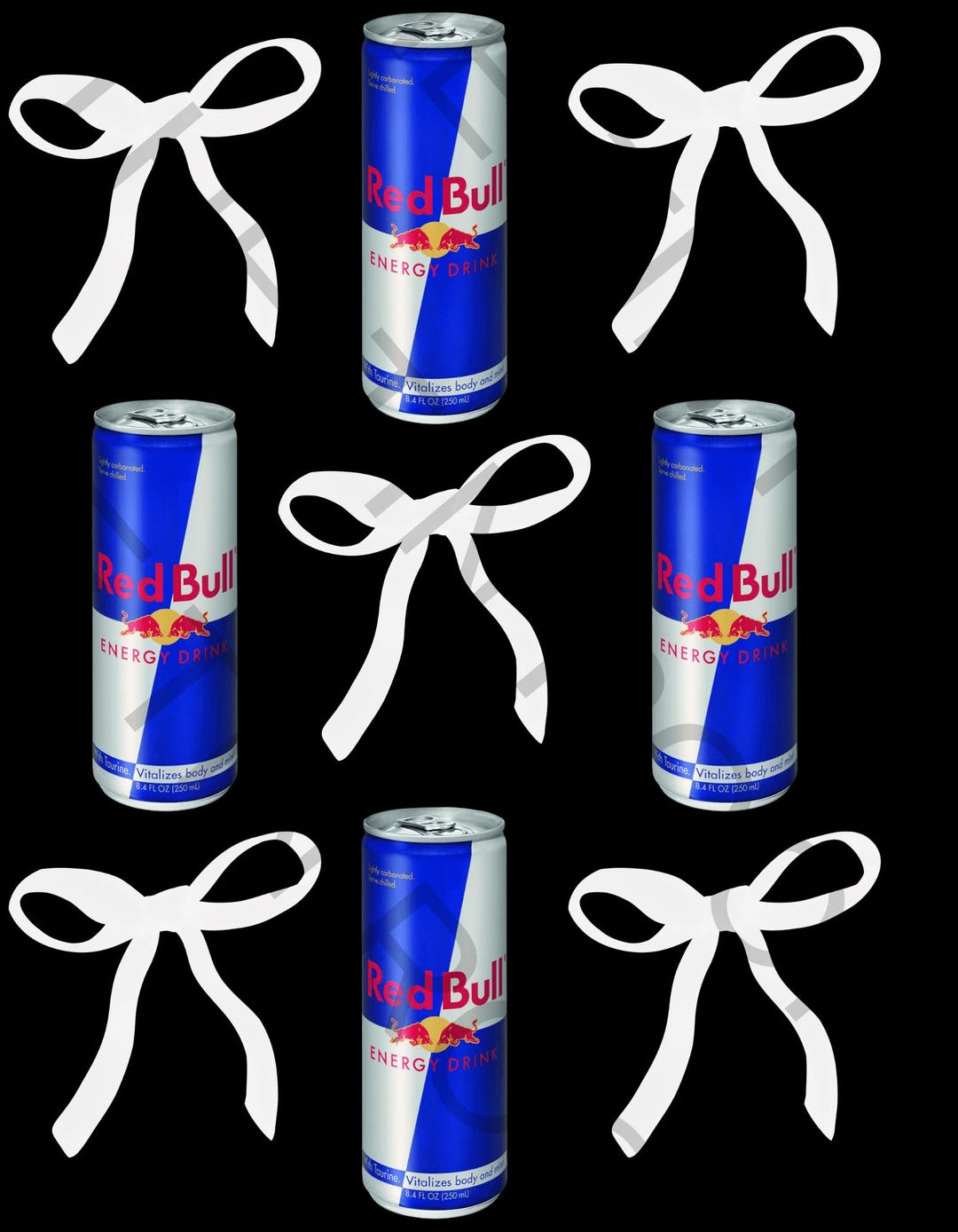 Red Bull Bow Png - Etsy