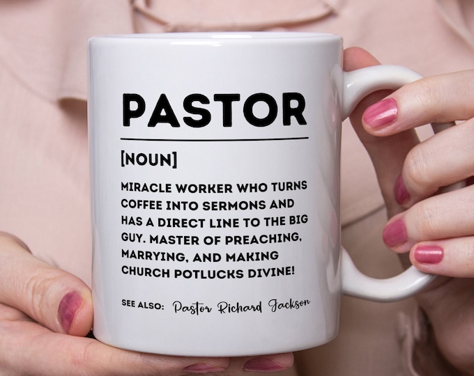 Custom Pastor Mug/pastor Appreciation Gift/personalized Gift for Pastor ...