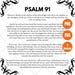 Psalm 91 SVG, Christian Print Svg, Christian Wall Art Svg, Psalm 91 ...