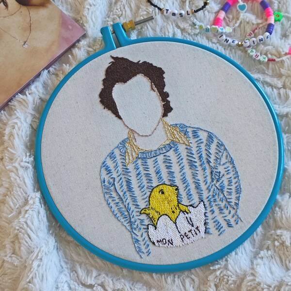 Harry Styles Embroidery - Etsy
