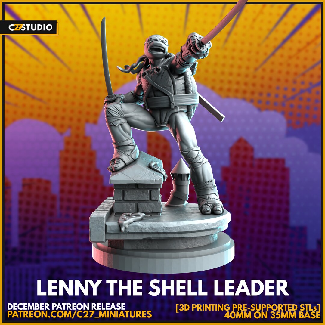 Lenny the Shell Leader - Etsy