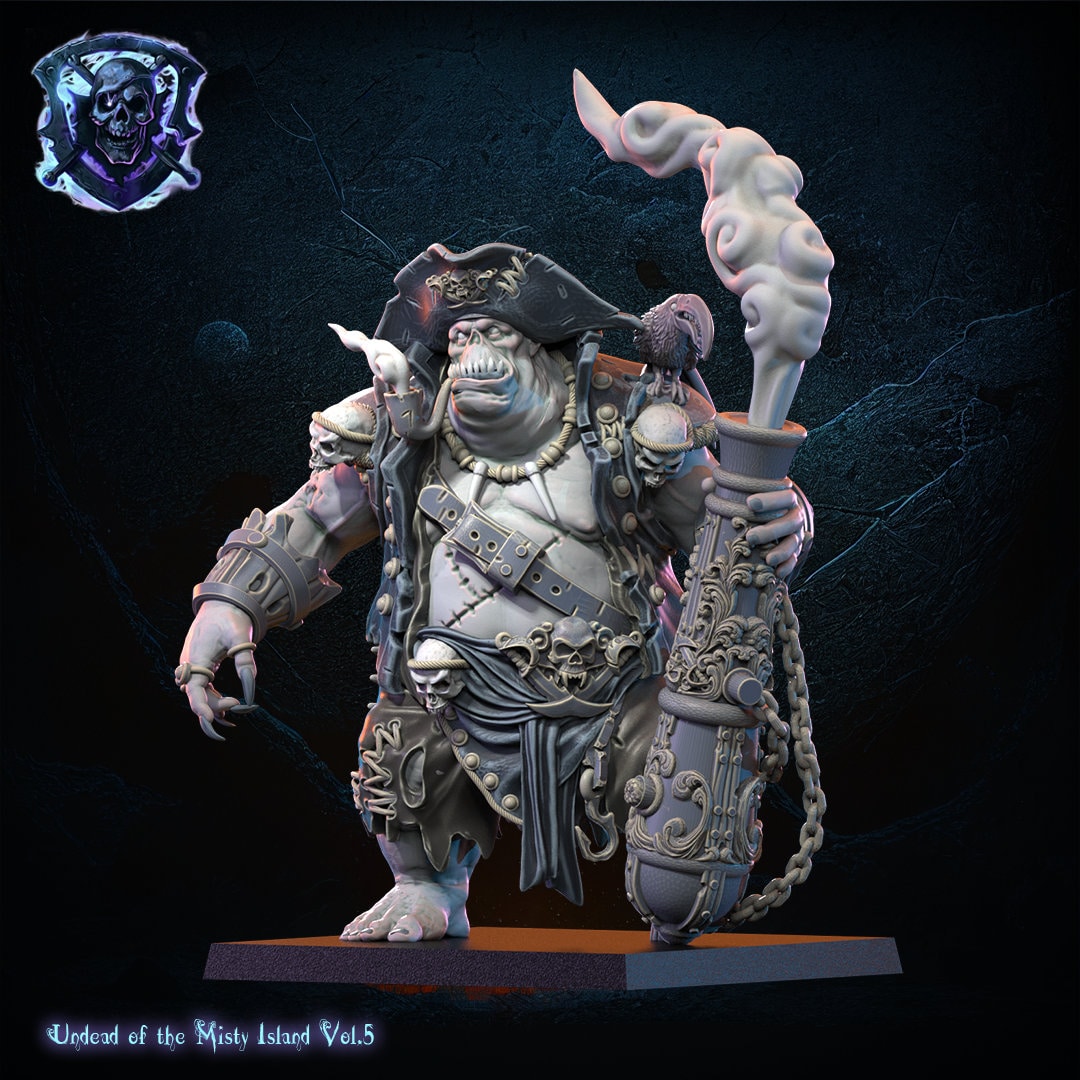 Captain “smoke”, Undead Ogre Hero - Etsy