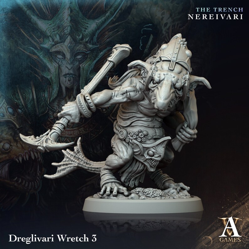 Dreglivari Wretch (4 Variants) - Etsy