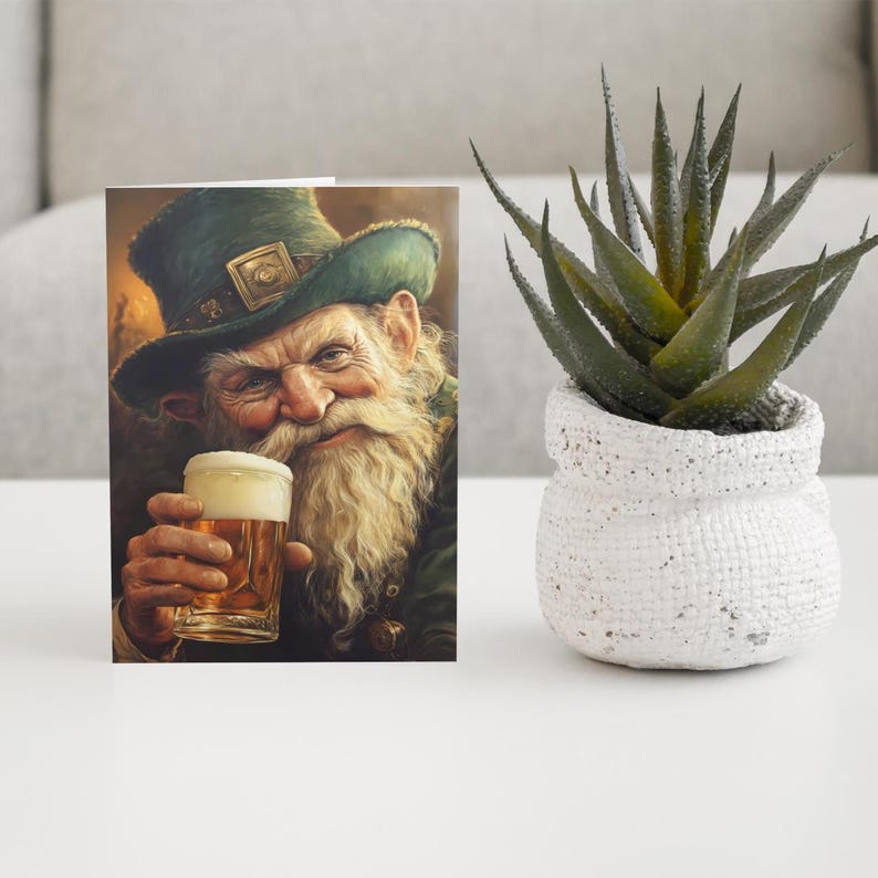 12 Irish Leprechaun Digital Paper Pack, Commercial Use Junk Journal ...