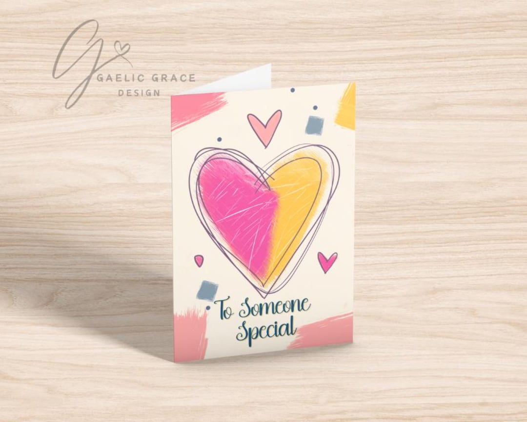 Handmade Greetings Card, for Someone Special, Card for Best Friend ...