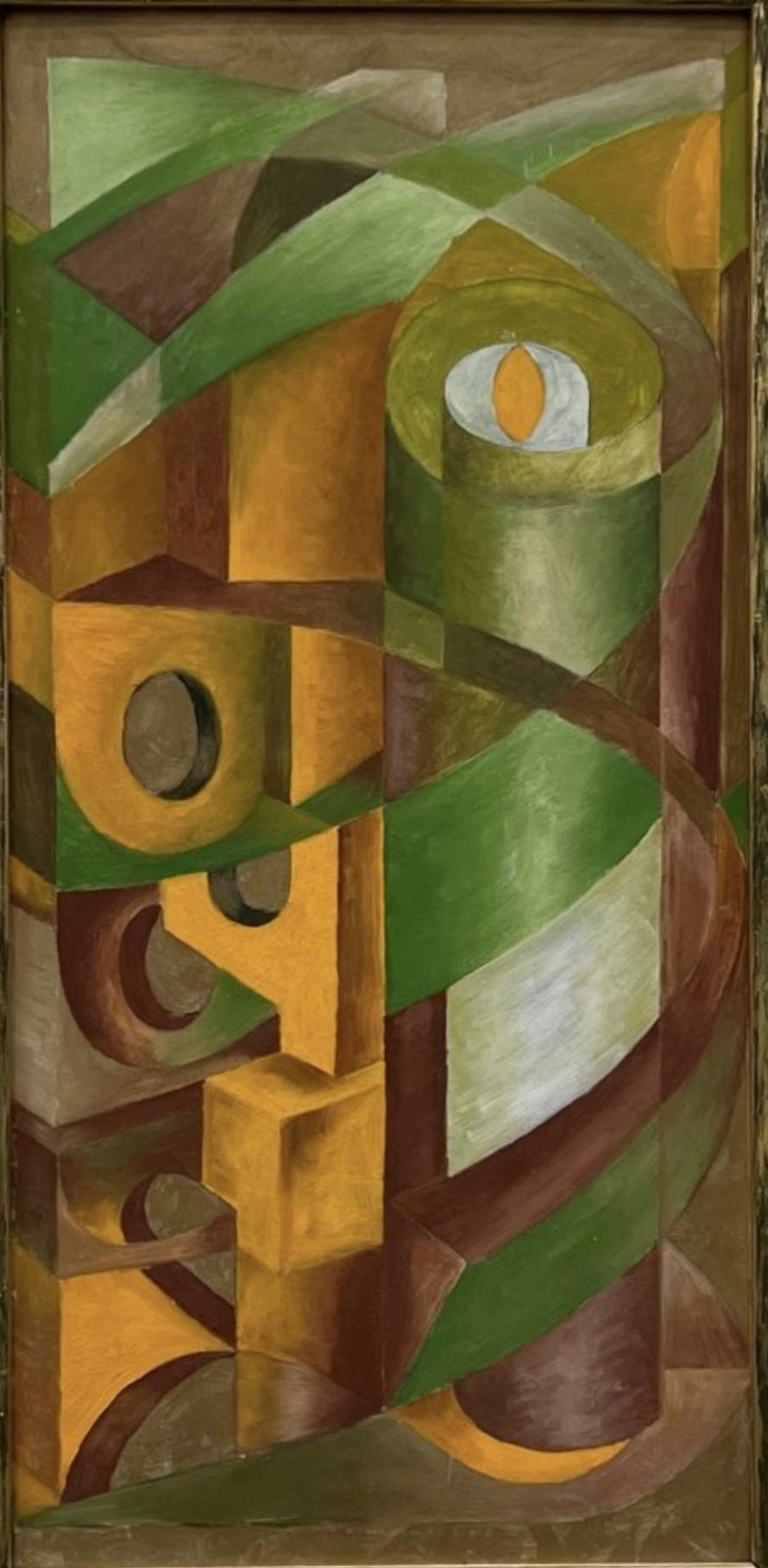 Antique 1920s Cubist Oil on Masonite Painting - Etsy