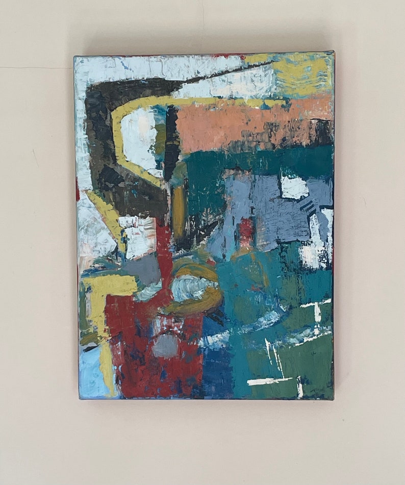 Classic Abstract Expressionist Oil on Canvas Painting. - Etsy