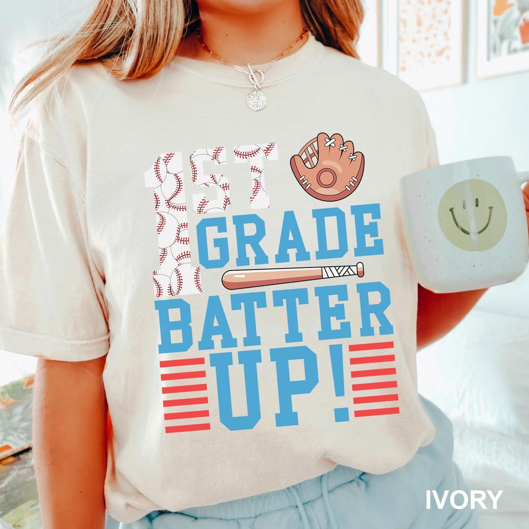 Batter up School Grades Shirt, Comfort Colors,baseball School Shirt ...