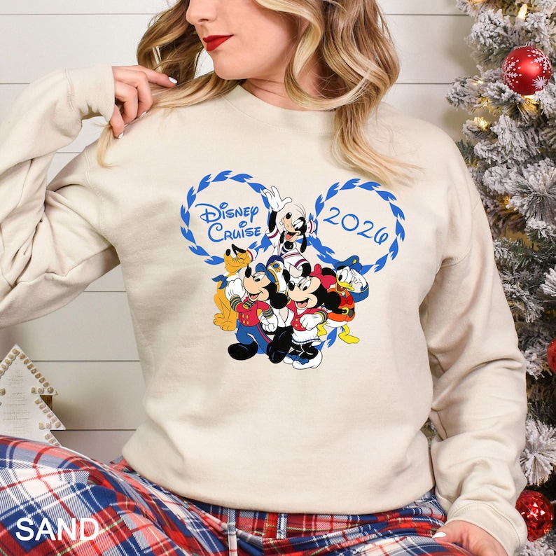 Disney Cruise 2026 Sweatshirt, Disney Sweatshirt, Family Cruise Hoodie ...