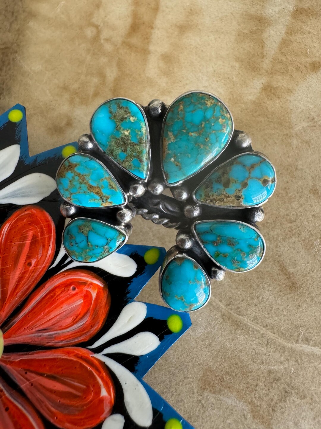 Turquoise Naja Ring - Etsy