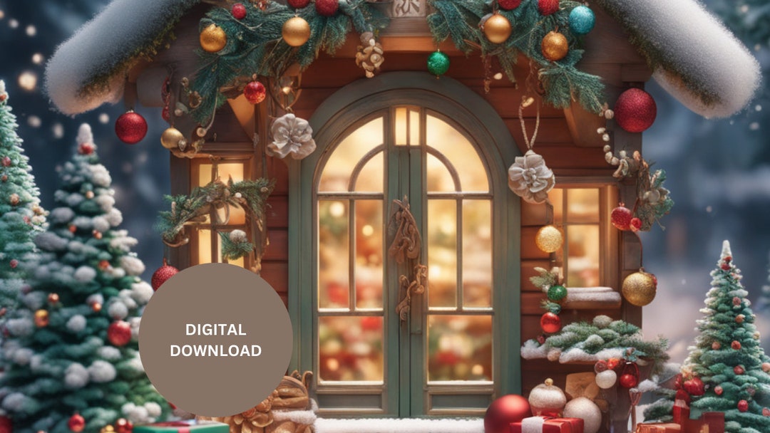Christmas Virtual Background - Zoom & Teams - Etsy