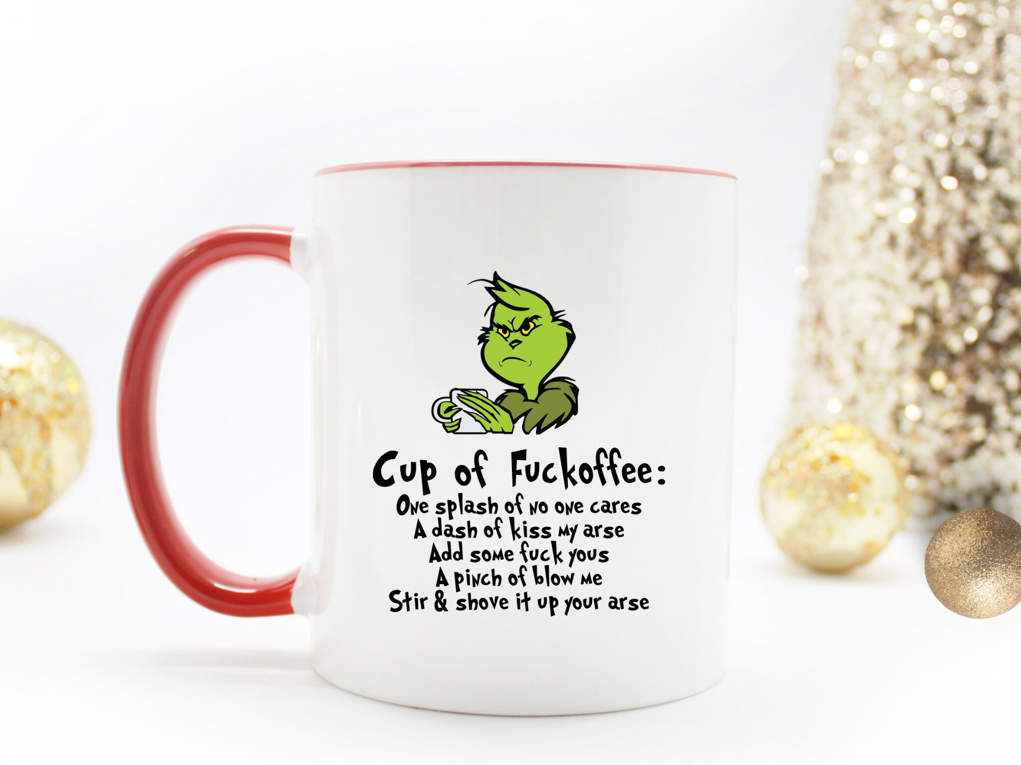 Grinch Mug, the Grinch Who Stole Christmas, Whoville, Funny Coffee Mug ...
