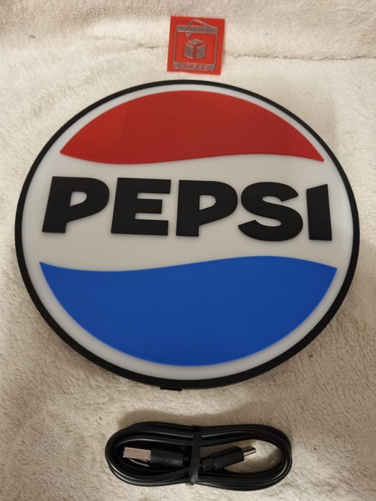 PEPSI Logo Light Frame Lamp Wall Sign - Etsy