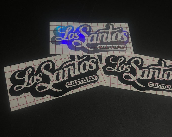 Los Santos Customs Decal - Etsy
