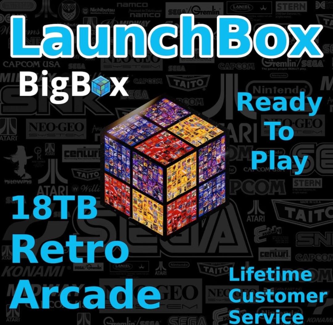 Launchbox/bigbox 18TB Game System for Windows PC Bigbox - Etsy
