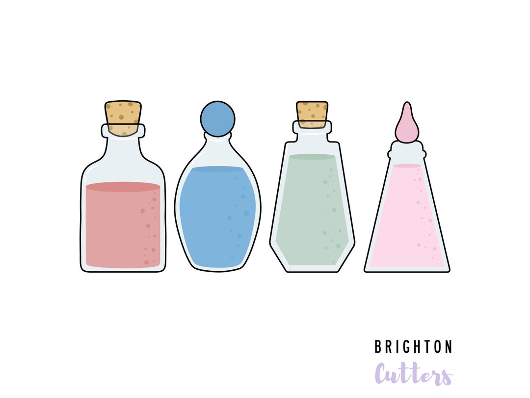 4 Inch Tall Potions Cookie Cutters - Etsy