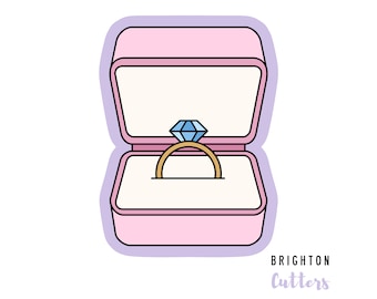 Ring Box Cookie Cutter STL - Etsy