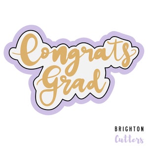 Congrats Grad Cookie Cutter - Etsy