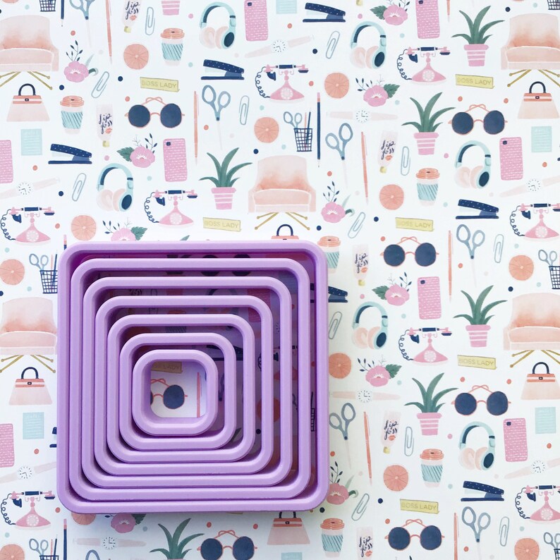 Rounded Nesting Squares Cookie Cutters - Etsy