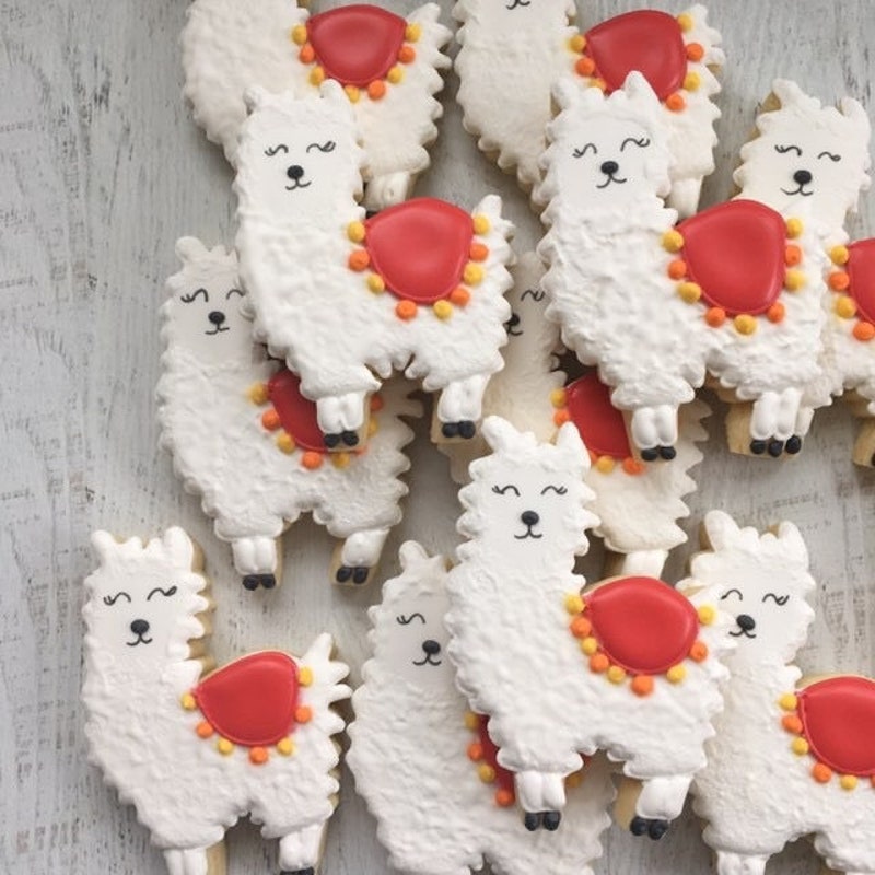 Llama Cookies - Etsy