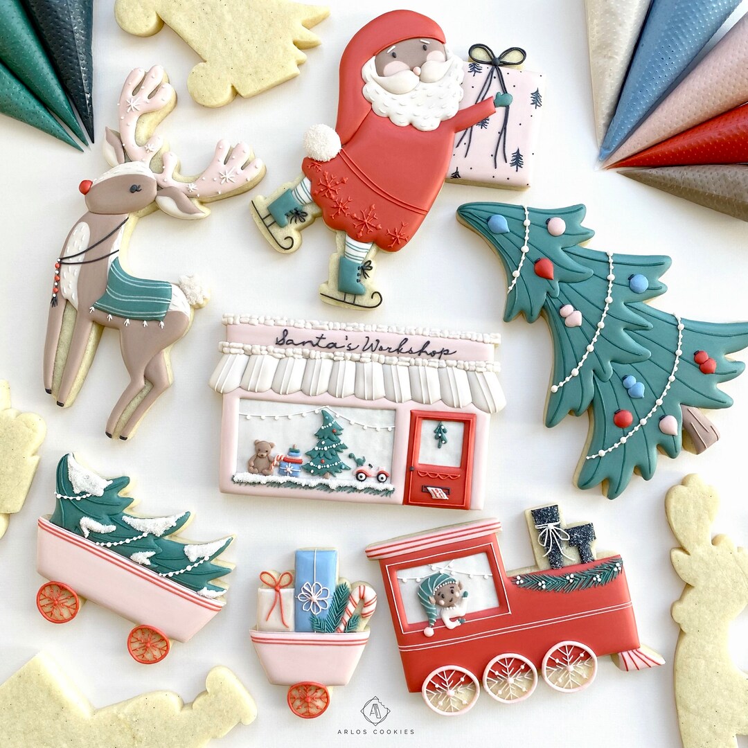 Arlo's Cookies Santa's Holiday Cookie Cutters - Etsy