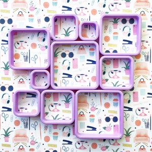 Rounded Nesting Squares Cookie Cutters - Etsy