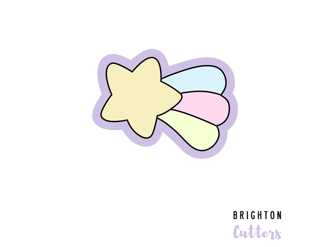 Shooting Star Cookie Cutter - Etsy