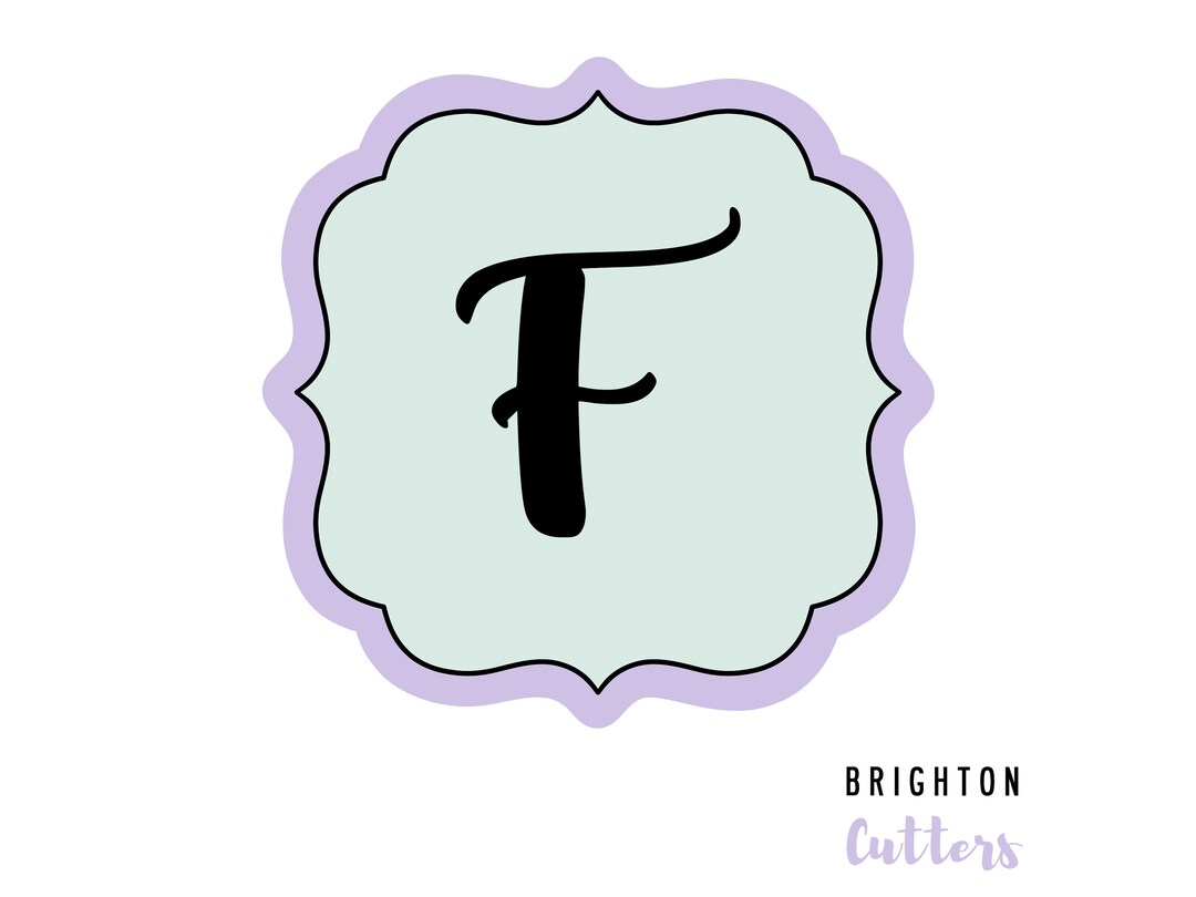 Fancy Square Plaque Cookie Cutter - Etsy