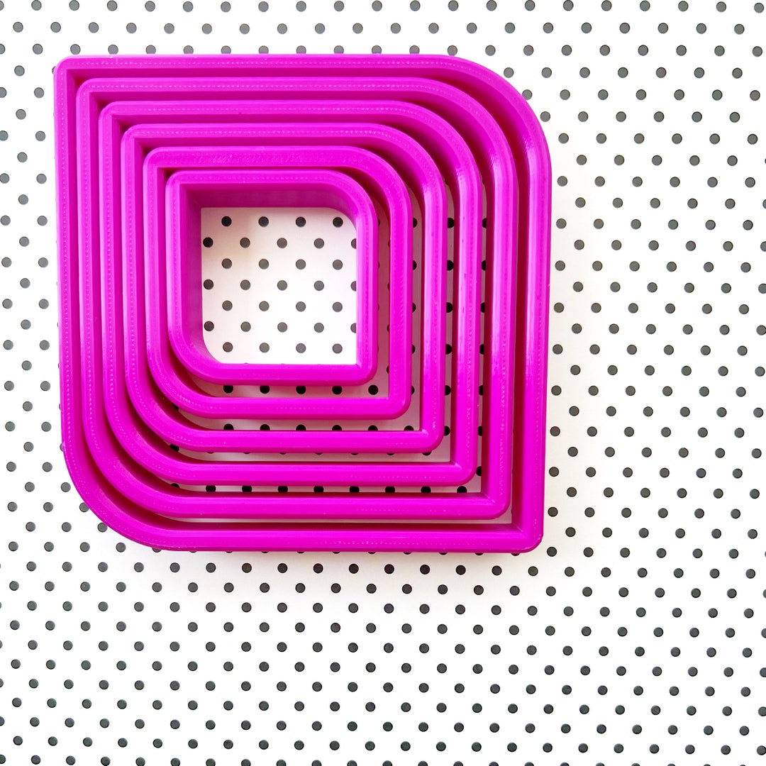 Nesting Vintage Shape 1 Square Cookie Cutters - Etsy