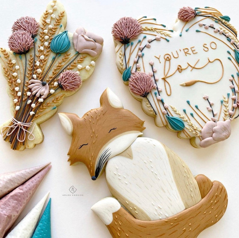 Arlo's Cookies You're so Foxy Cookie Cutters - Etsy