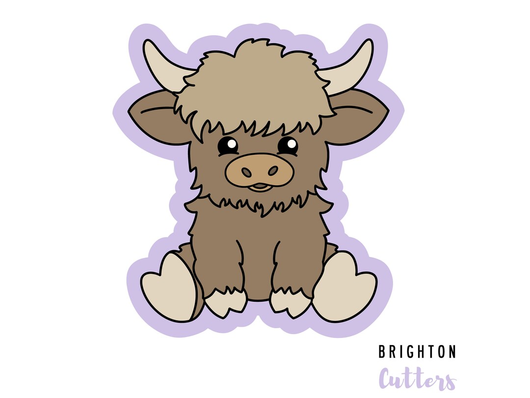 Highland Cow Cookie Cutter - Etsy