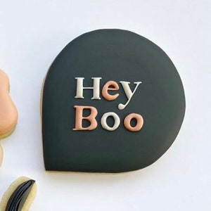 Arlo's Cookie's Hey Boo Cookie Cutters - Etsy