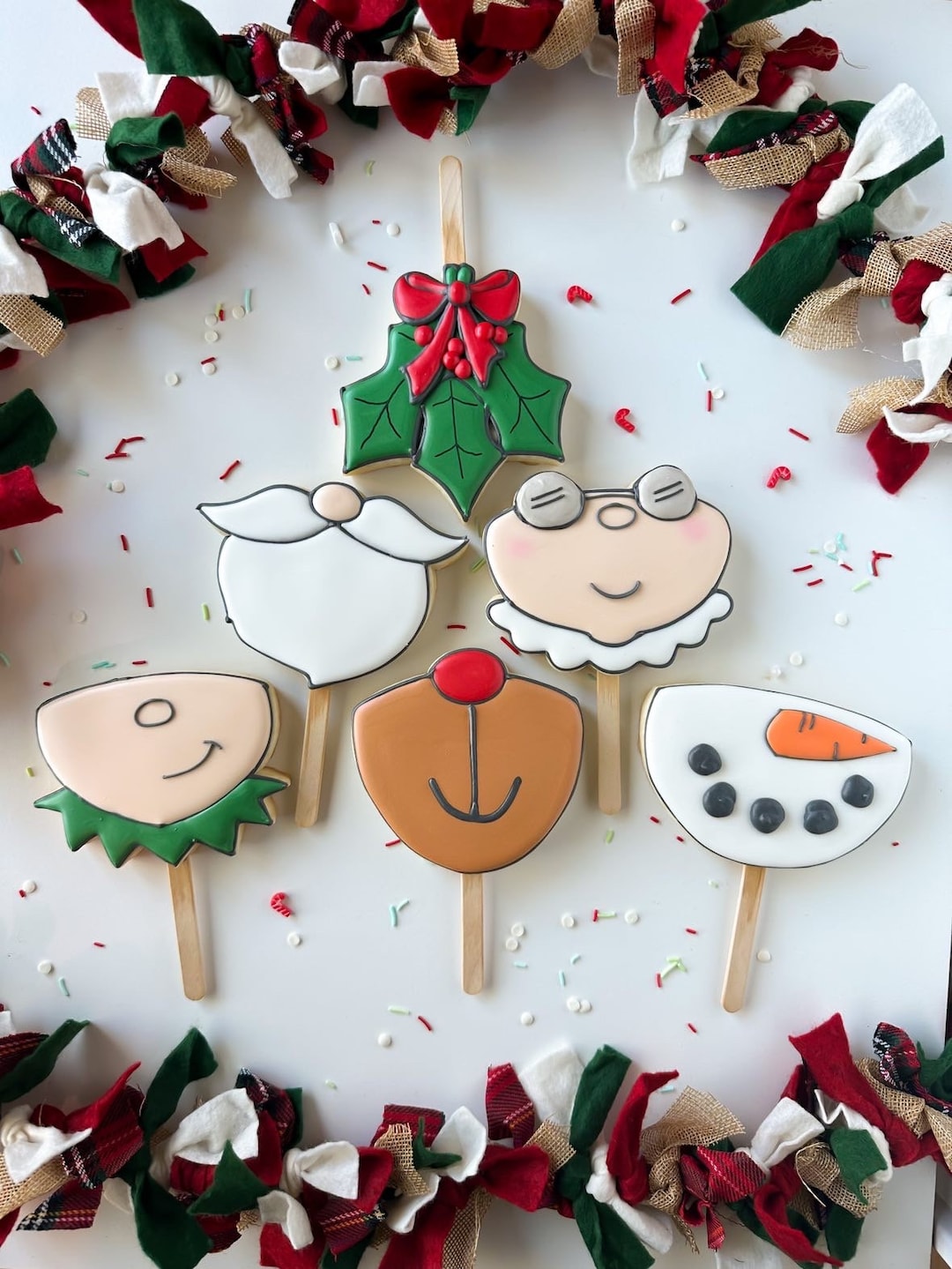 Sho Dough Christmas Cookie Pop Cookie Cutters - Etsy
