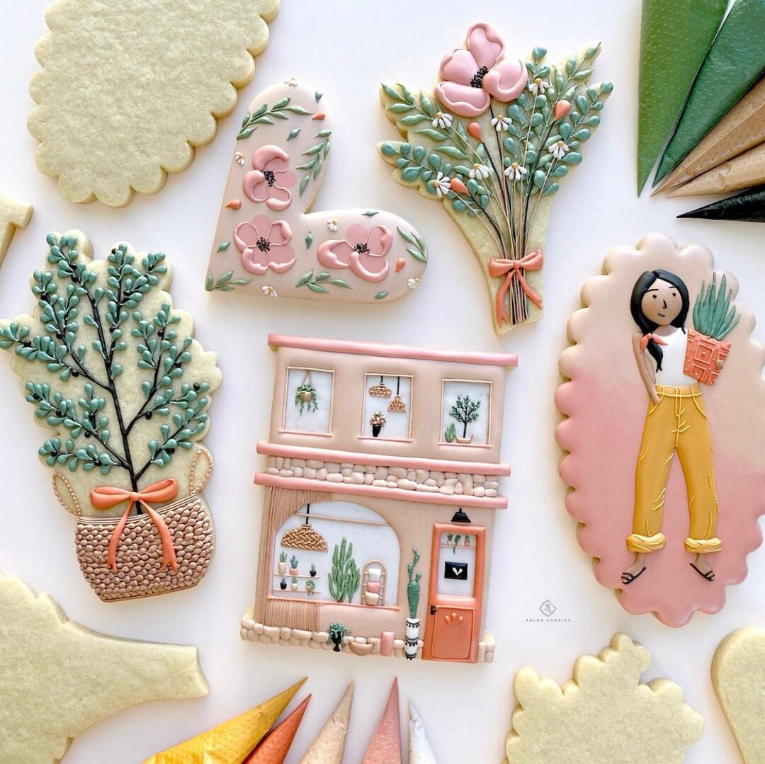 Plant Lover Cookie Cutters Created for Arlo's Cookies - Etsy