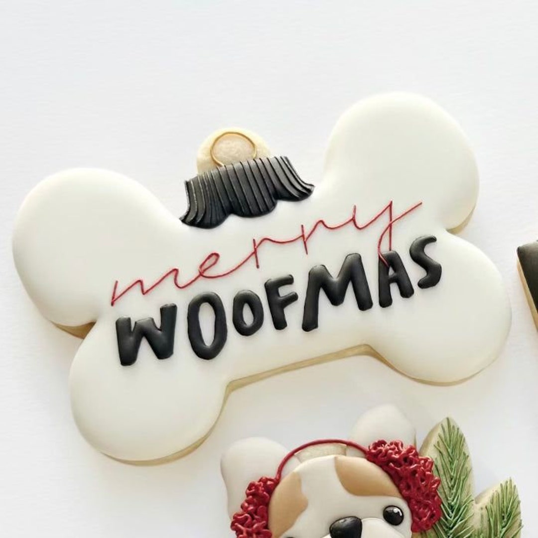 Luna's Merry Woofmas Bone Ornament Cookie Cutter - Etsy