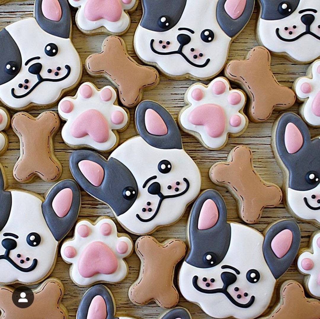 Frenchie Dog Head Cookie Cutter - Etsy