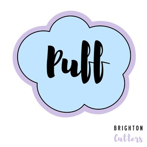 Puff Plaque Cookie Cutter - Etsy