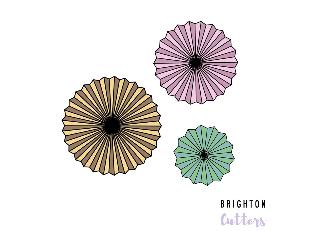 Circle Fan Cookie Cutters - Etsy