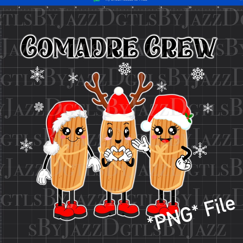 Comadre Crew Christmas Tamales PNG, Cute Comadre Christmas, Tamale ...