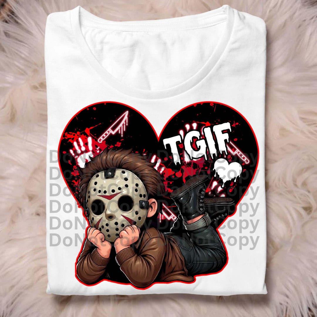TGIF Png File-digital Halloween Horror Mini Character Friday Lover ...