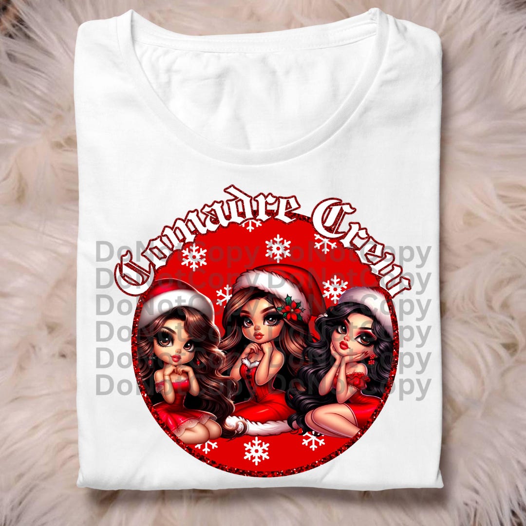 Comadre Crew PNG FILE- Digital Christmas Edition Chicanas Comadres - Etsy