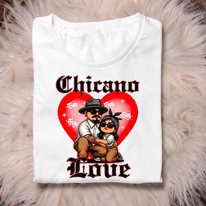 Chicano Love Red Oldschool Backdrop Png Cholo Couple - Etsy