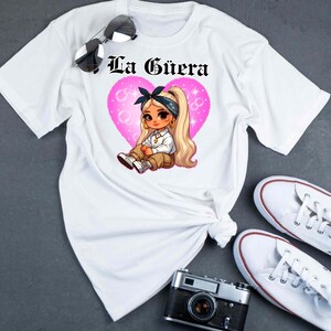 La Guera Old School Chicana Png Pink Chola Cartoon - Etsy