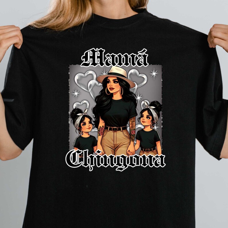 Mama Ch*ngona PNG File-digital Chicana Girl Mom of 2 - Etsy