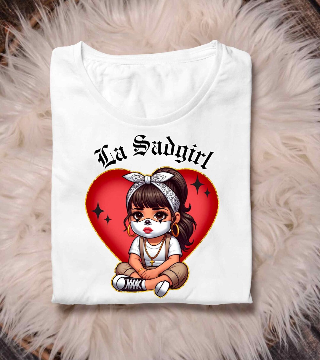 La Sad Girl Old School Chicana Chola Png - Etsy