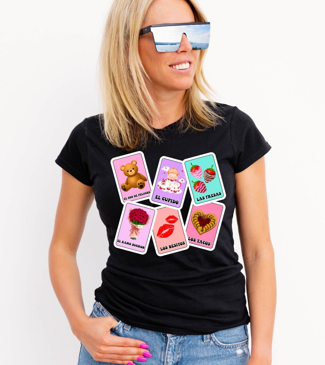 Valentines Day Loteria Cards Png, Cute Funny Mexican Valentine Png - Etsy