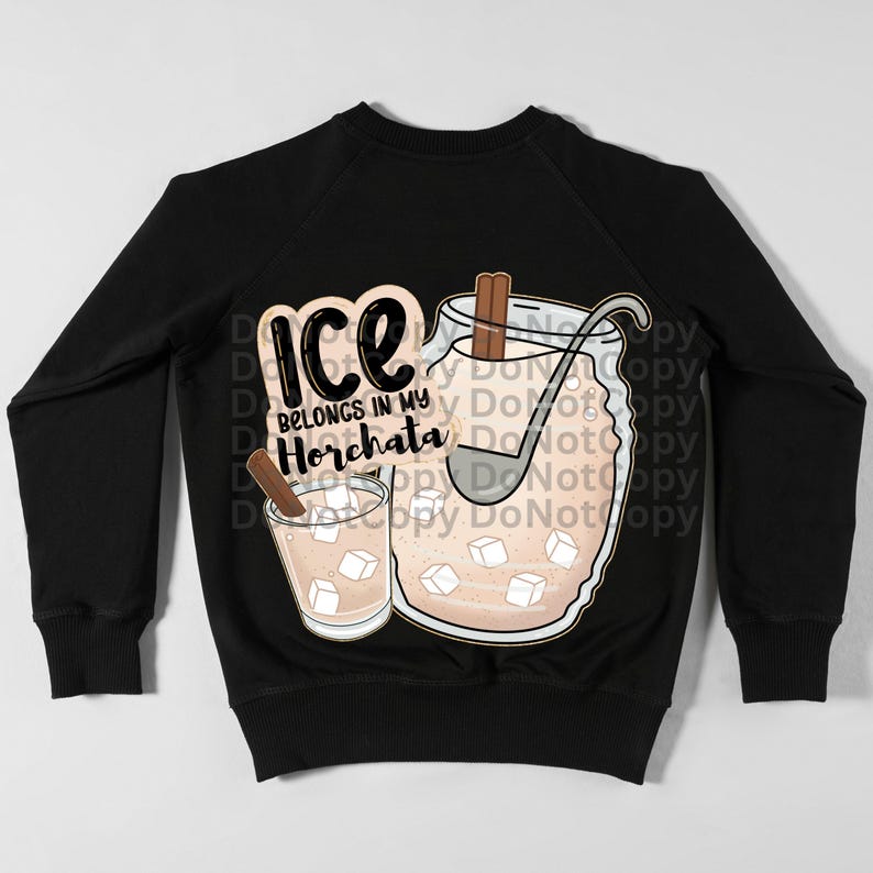 Ice Belongs in My Horchata PNG- Digital File Hispanic Pride Image - Etsy