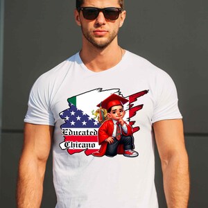 Educated Chicano PNG File-digital Hispanic Graduate - Etsy